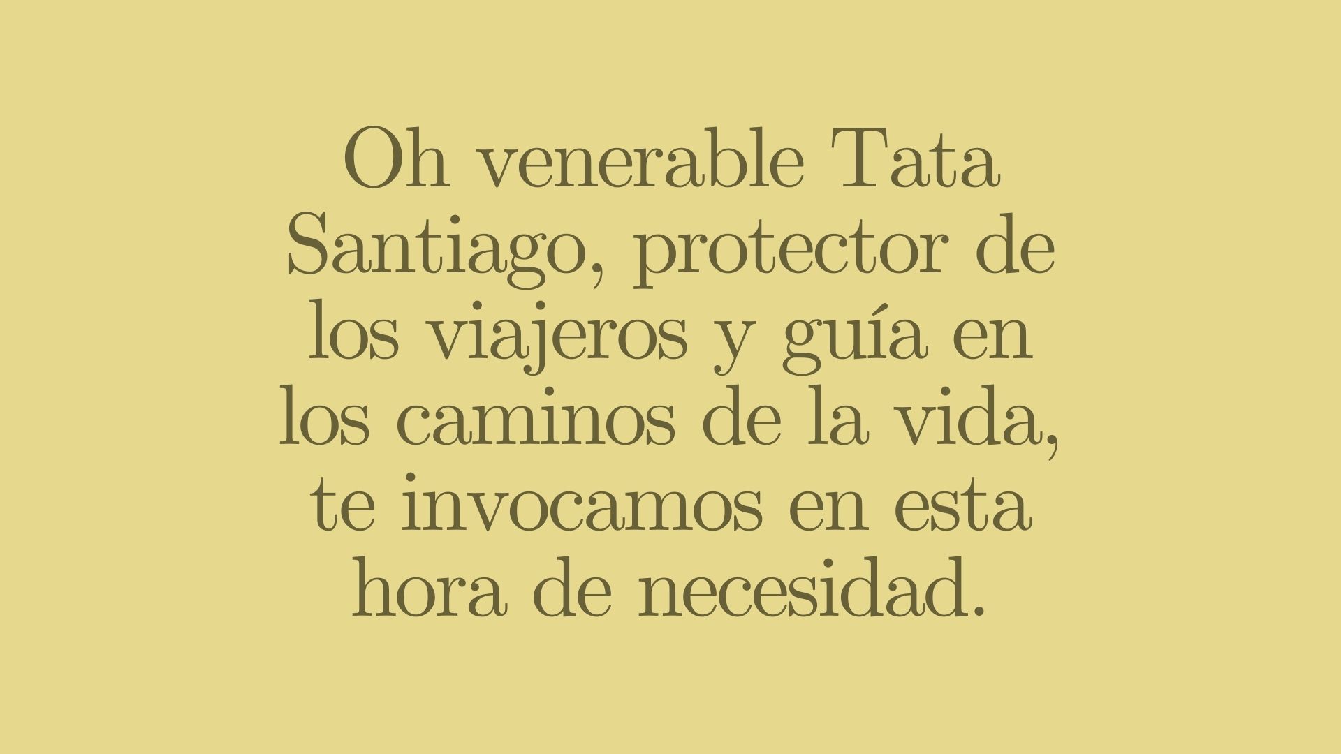 oración al tata santiago - 🎯Oraciones al Apostol santiago🎯